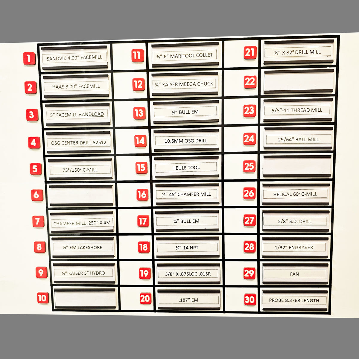 Keeping Track of Tools